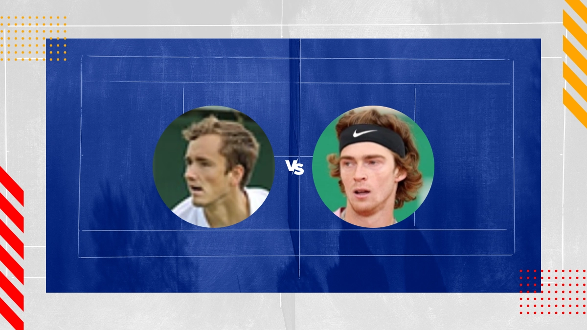 Pronóstico Daniil Medvedev Andrey Rublev | ATP US Open - 6/9/23