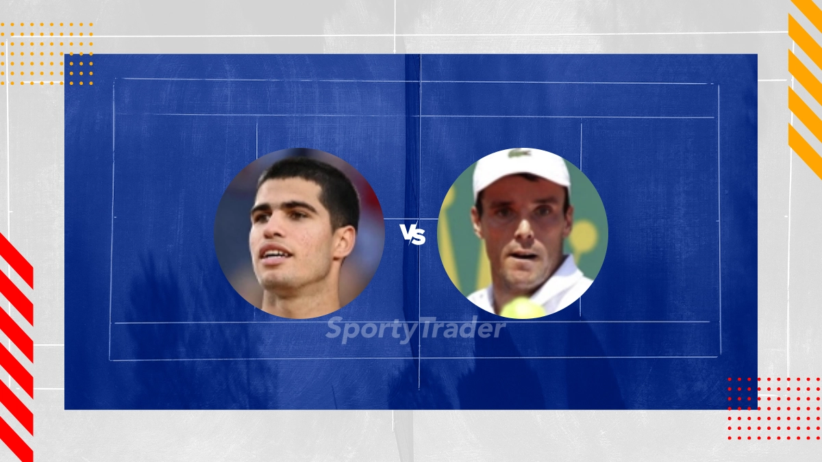 Pronóstico Carlos Alcaraz Roberto Bautista-Agut | ATP Londres - Queen's - 21/6/25