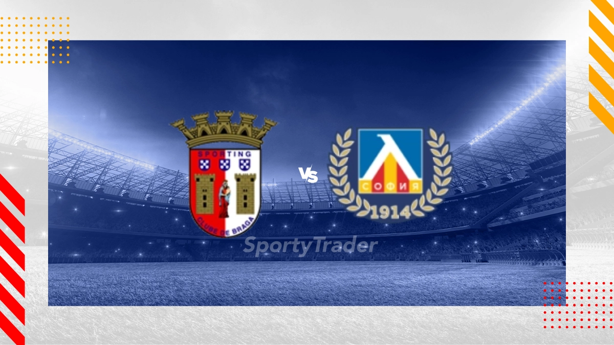 Pronóstico SC Braga Levski Sofía | Liga Europa - 31/7/25