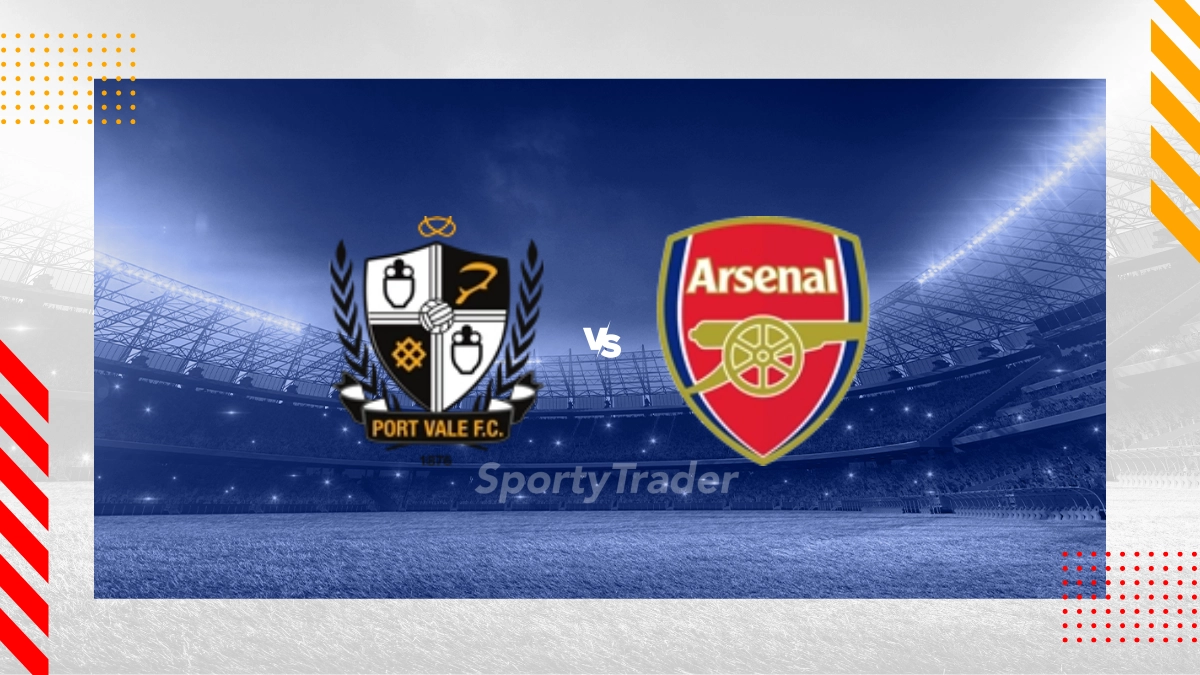Pronóstico Port Vale Arsenal | Carabao Cup - 24/9/25